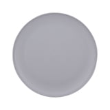 Mainstays Grey 10.5 Inch Round Plastic Plate - Microwave and Dishwasher ...