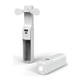 Mainstays Handheld Rechargeable Pocket Fan Black - Walmart.com