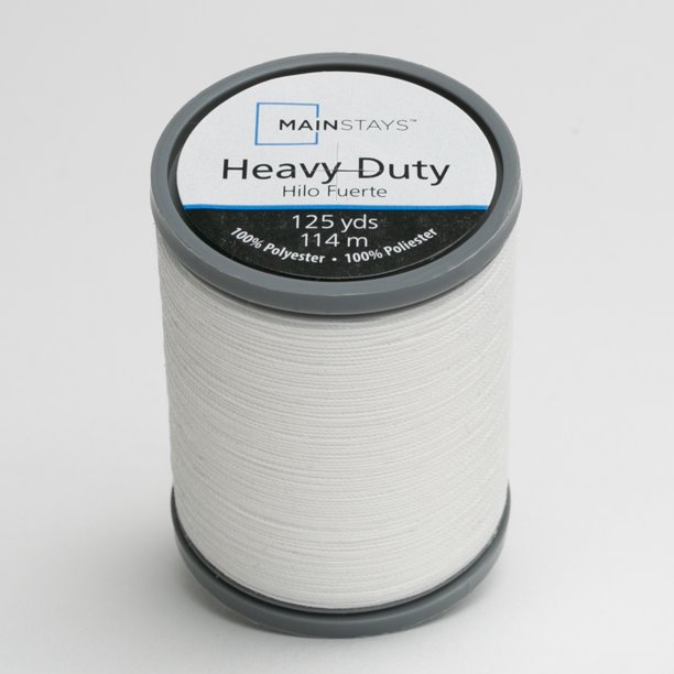 Mainstays Heavy Duty Sewing Thread 125 Yards off White - Walmart ...
