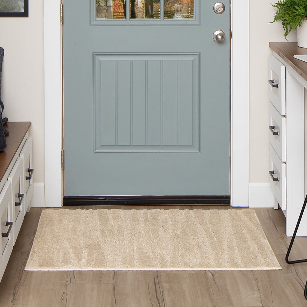 Mainstays Hi/Lo Stripes Indoor Accent Rug - Striped Pattern - 30x45 ...