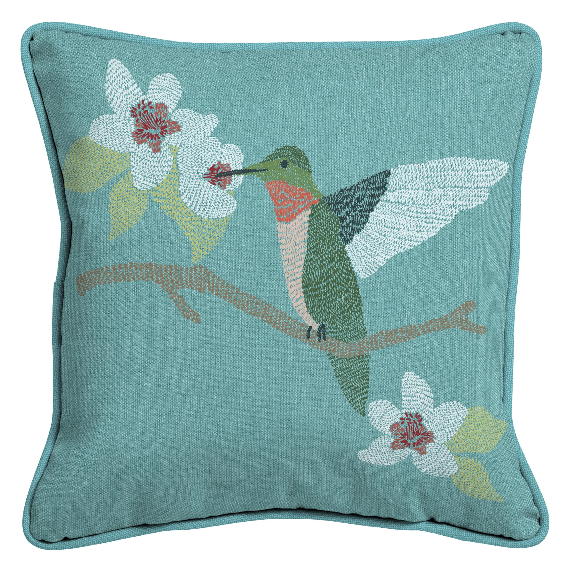 Mainstays Hummingbird Outdoor Pillow - Walmart.com