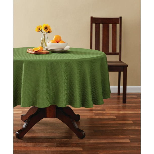 Mainstays Hyde Fabric Tablecloth, 70" Round, Multicolor, Available in ...