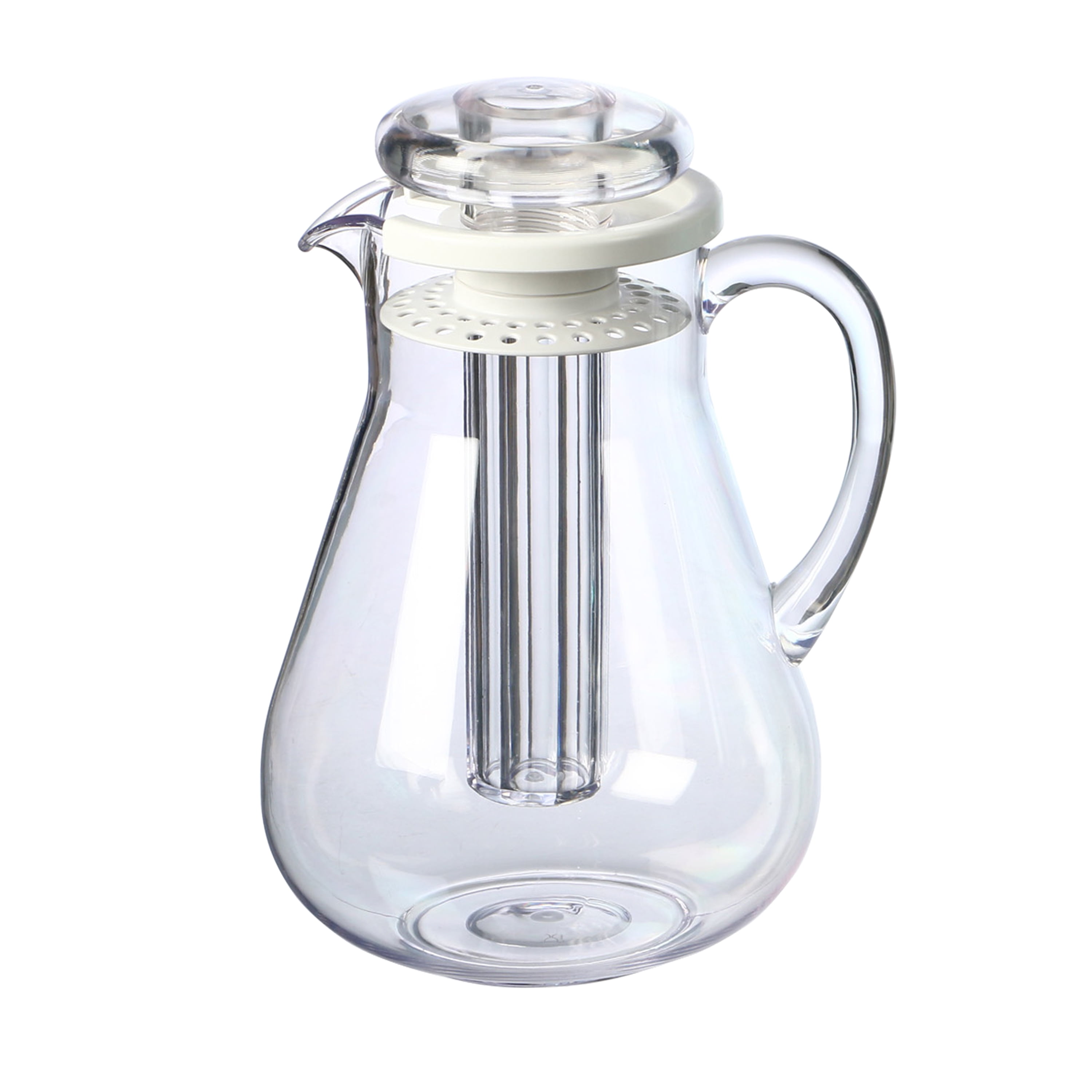 Mainstays Iced Infusion Beverage Pitcher with Built-in Strainer and Ice ...