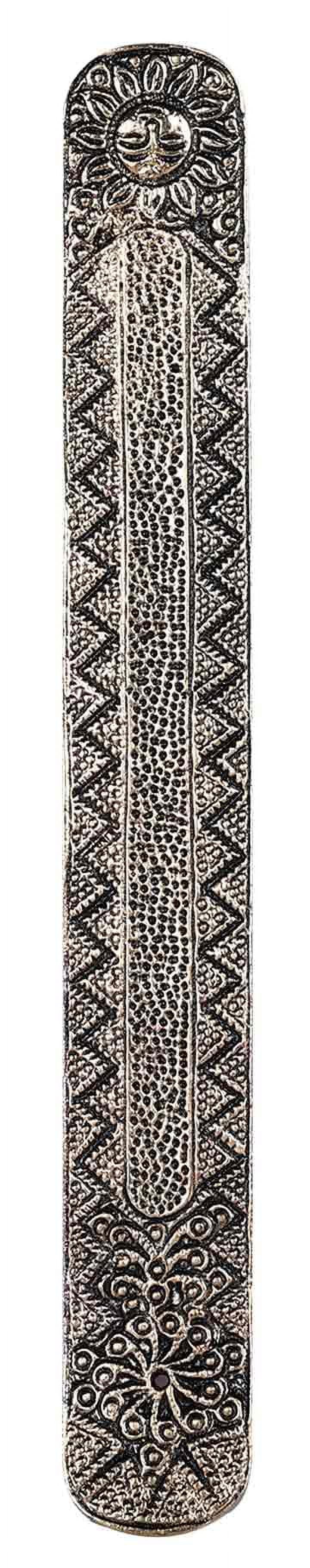 Mainstays Incense Metal Ash Catcher Gold Metal Rectangular Holder with ...