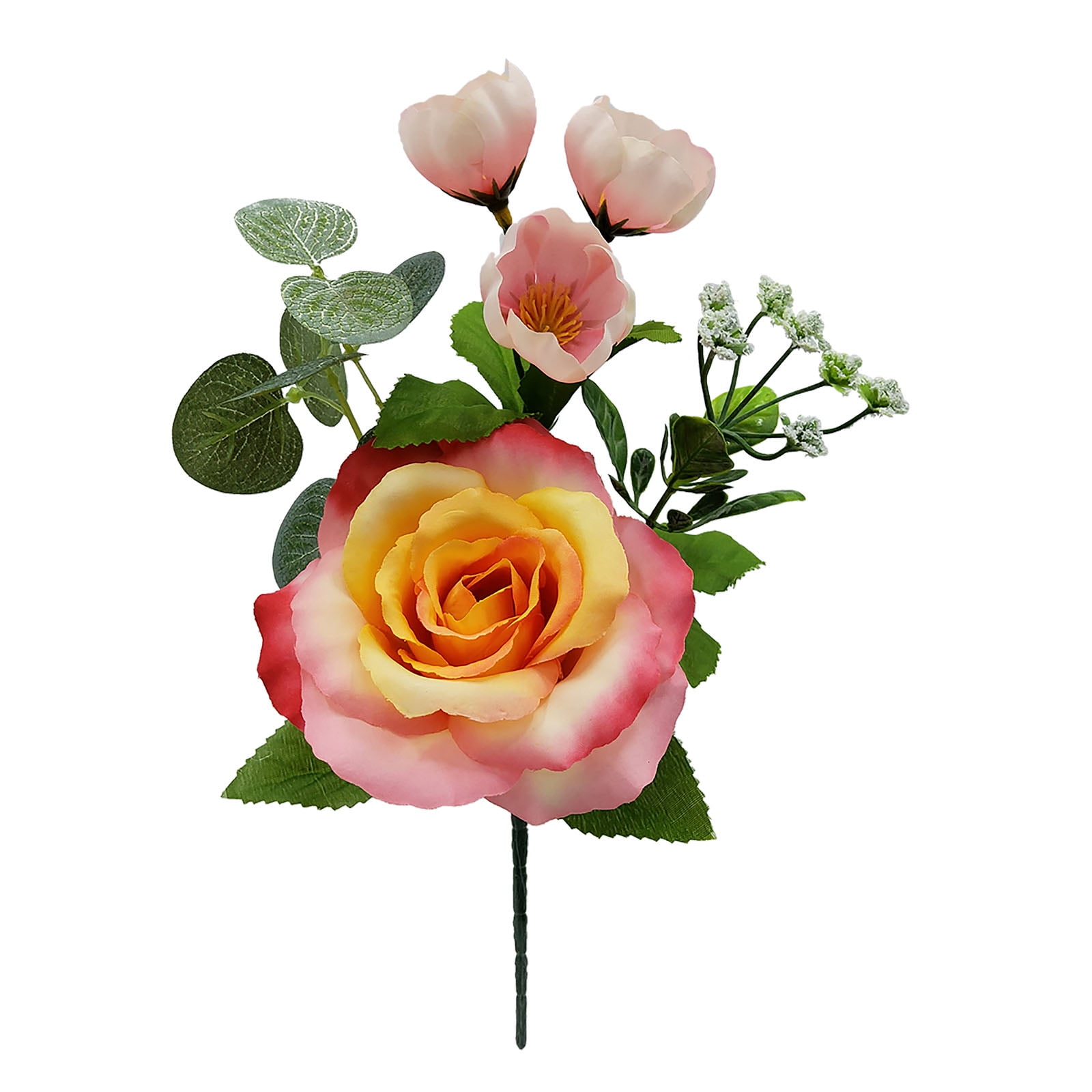 Mainstays Artificial Floral Pick - Rose Flower - Pink Color - Walmart.com