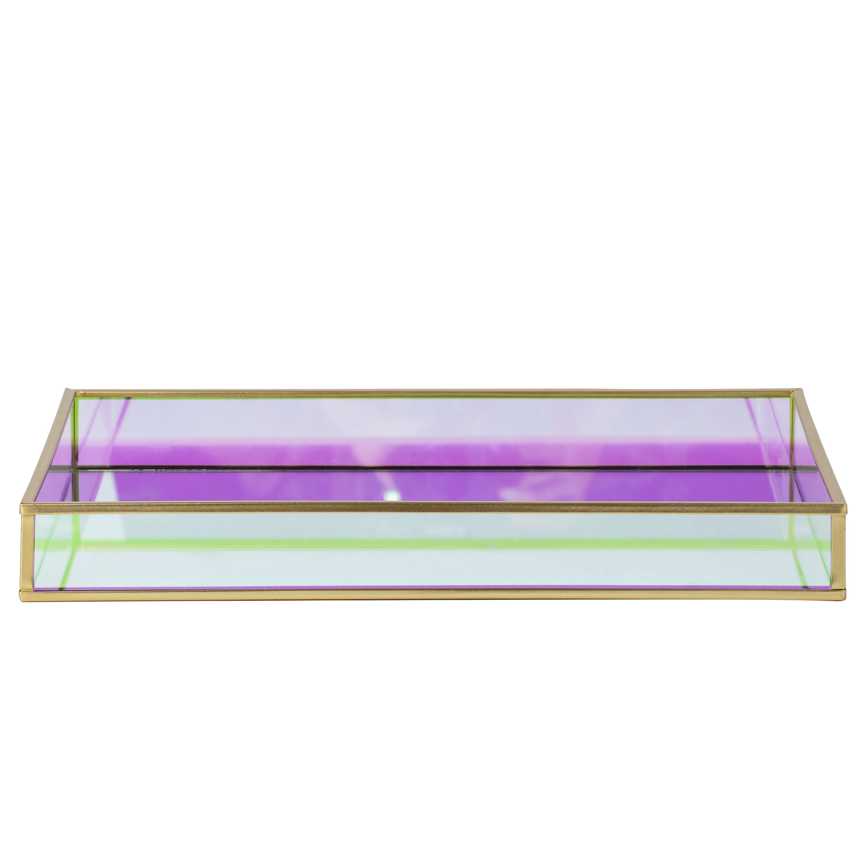 Mainstays Iridescent Glass and Copper Tabletop Tray - Walmart.com