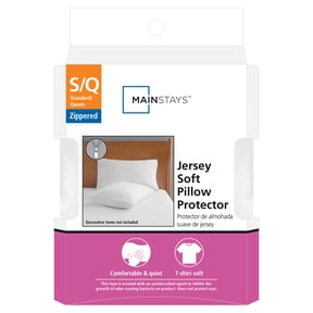 Standard Pillow Protectors (Set of 2) – Zippered Waterproof Pillow ...