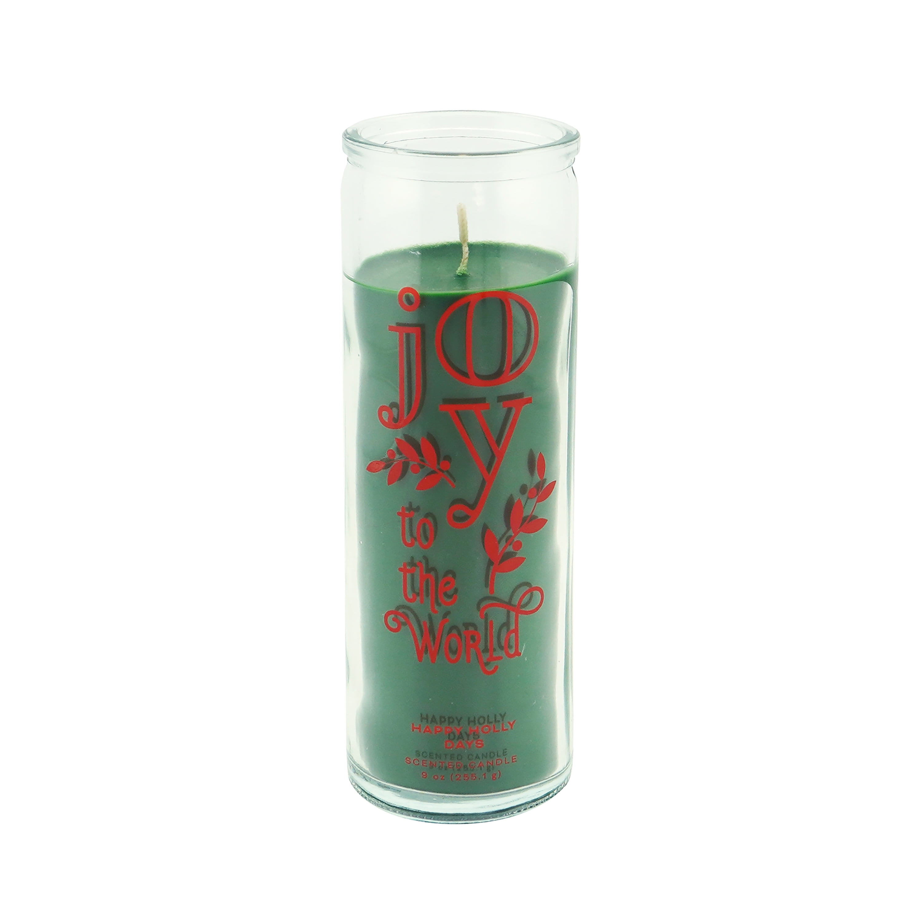 Mainstays Joy to the World Scented Candle, Happy Holly Days Scent ...