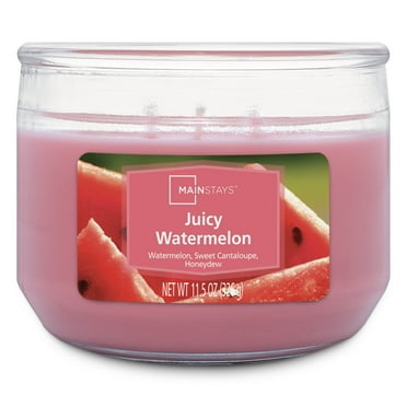 Mainstays Sweet Sugared Lemon Scented 3-Wick Glass Jar Candle, 11.5 oz ...