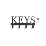 Mainstays 10 Inch Shelf Mail and Key Wall Mount Organizer with 4 Hooks ...