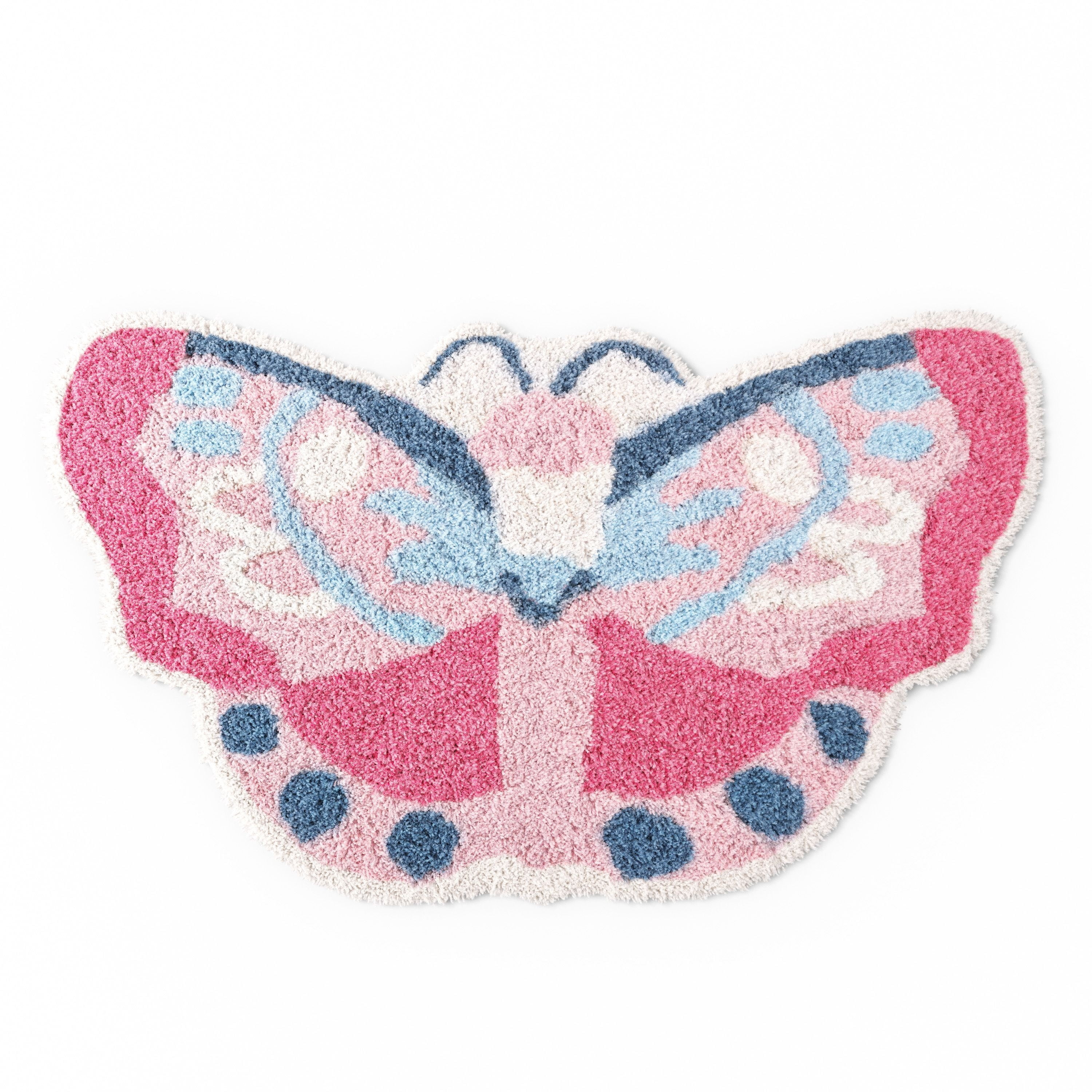 Mainstays Kids Butterfly Bath Rug, 34" x 20" - Walmart.com