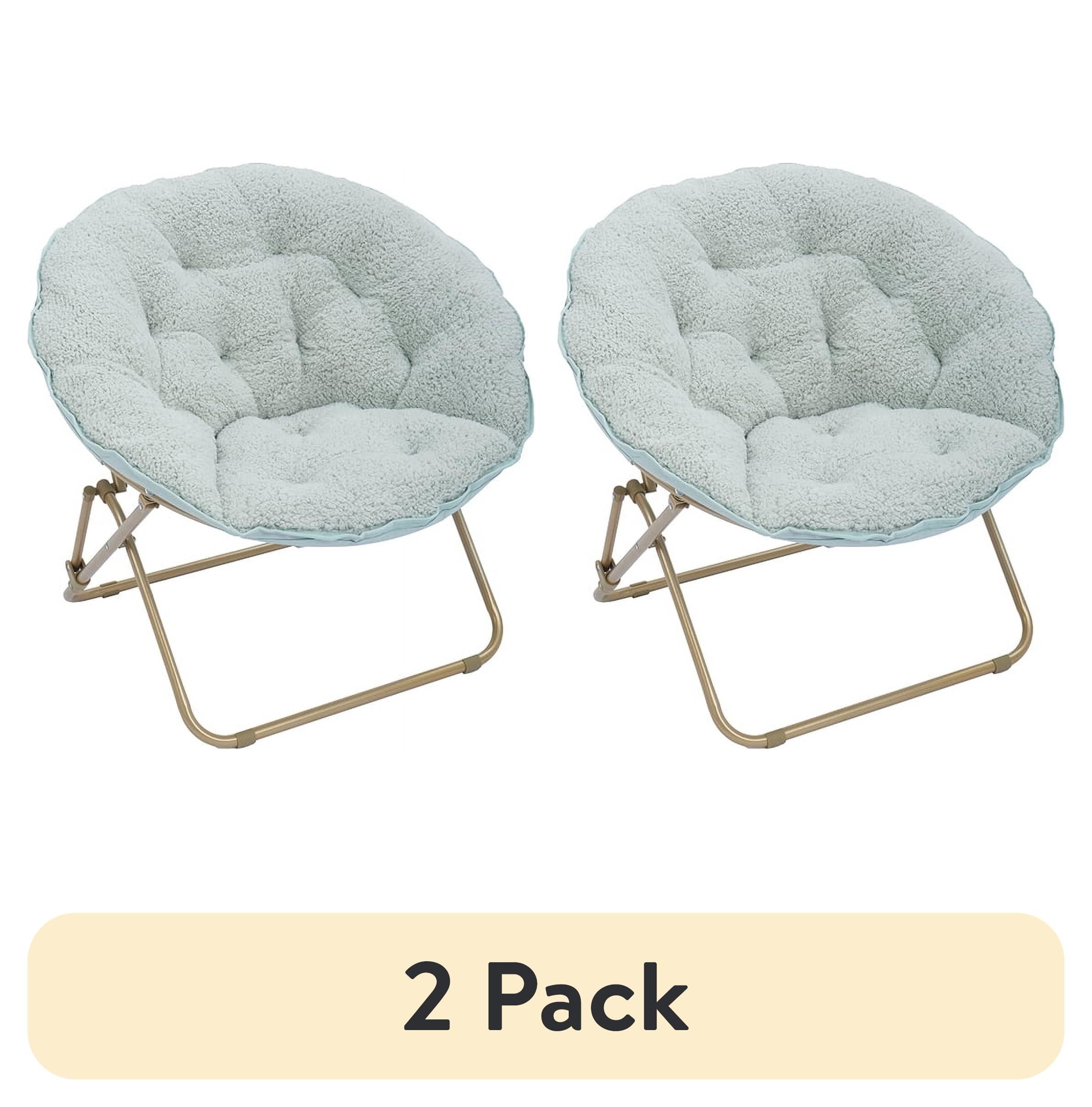 (2 pack) Mainstays Kids Polyester Padded Folding & Stacking Chairs ...