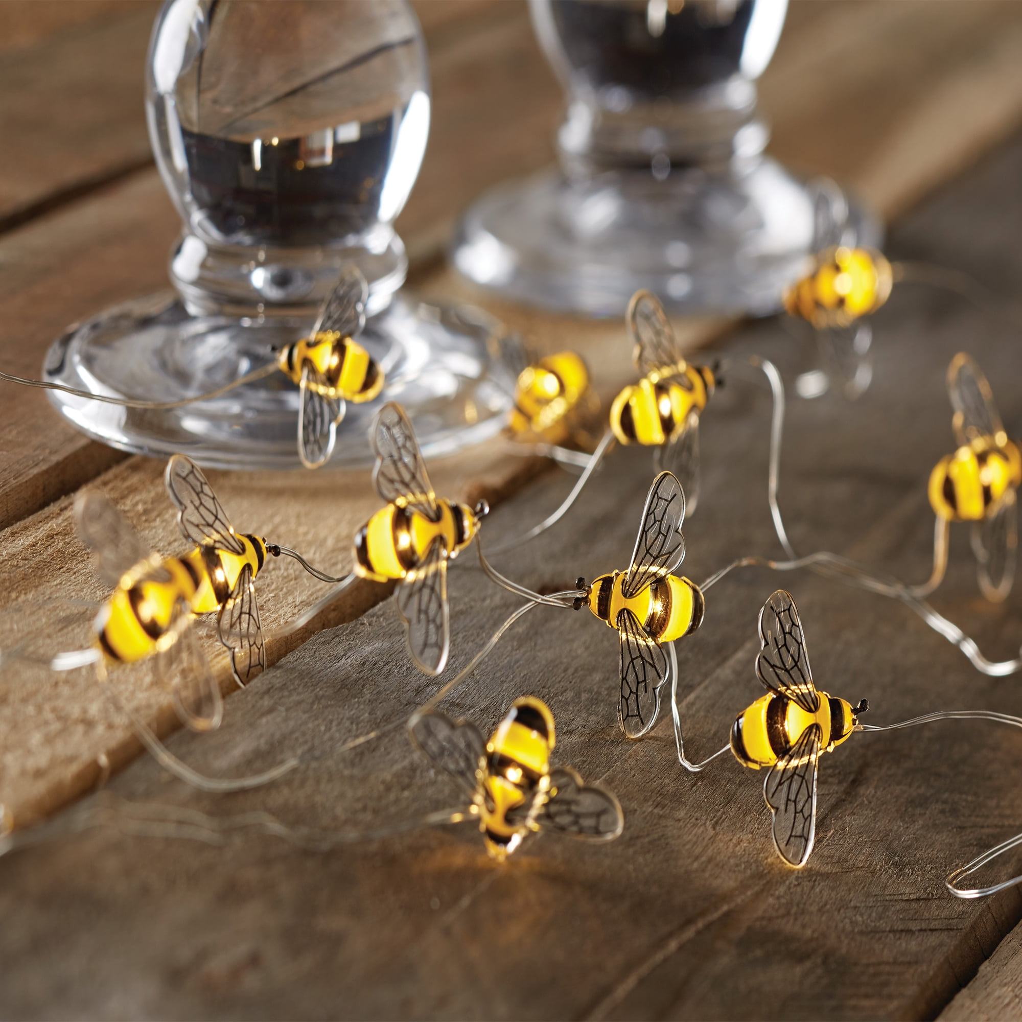 Mainstays LED Bee String Lights - 6FT Length - Walmart.com