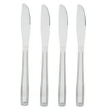 Mainstays Lace Stainless Steel Adult Dinner Tableware Knife, 4-Piece ...