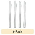 (6 pack) Mainstays Lace Stainless Steel Dinner Tableware Knife, 4-Piece ...
