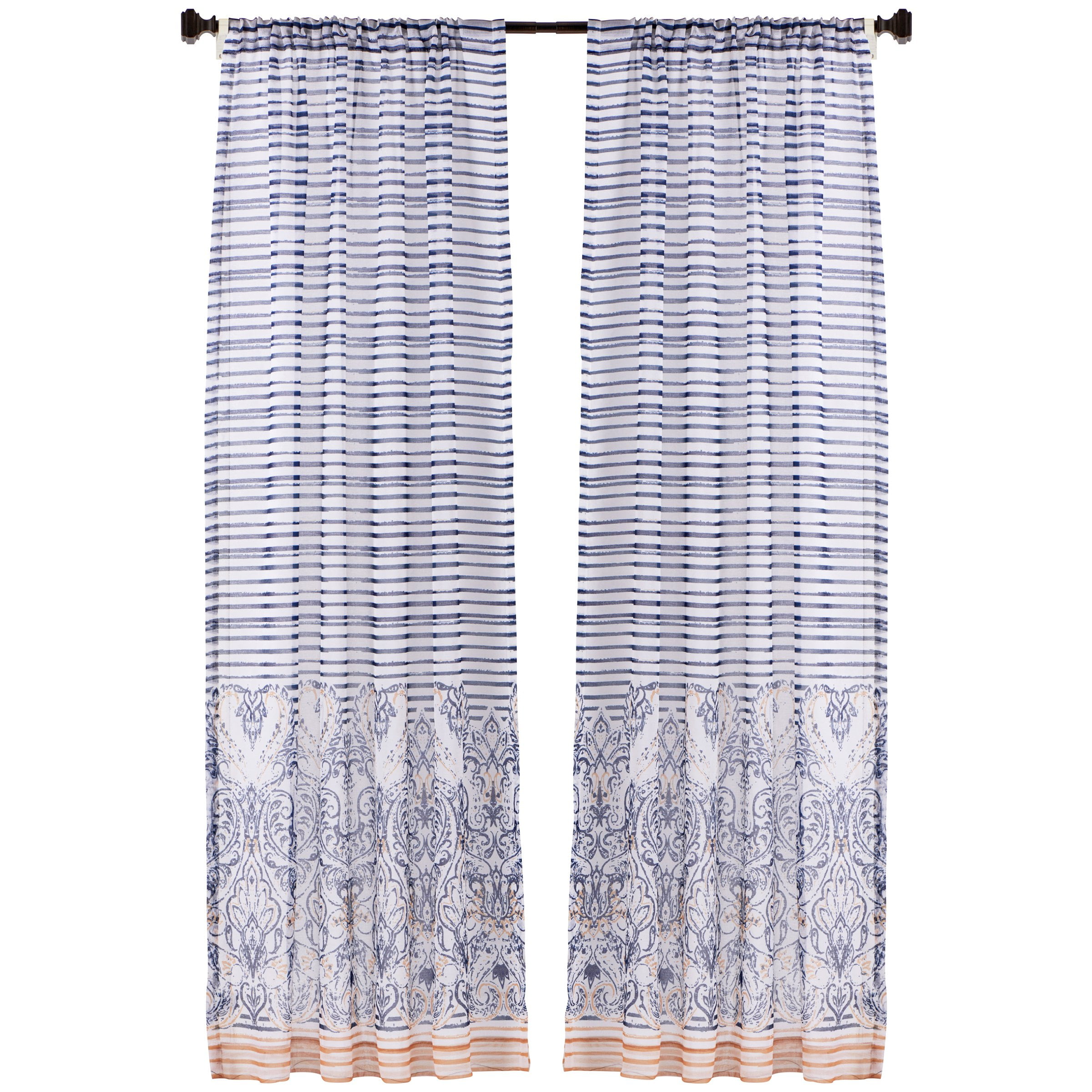 Mainstays Laced Stripe Panel, Set of 2 - Walmart.com