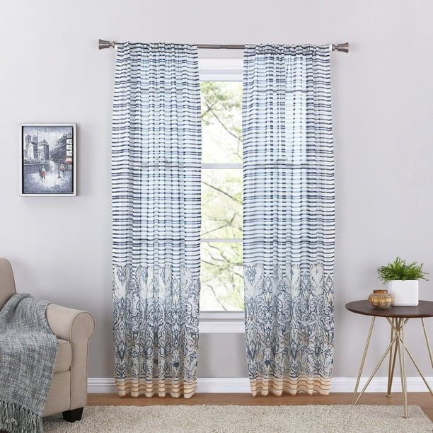 Mainstays Laced Stripe Panel, Set of 2 - Walmart.com