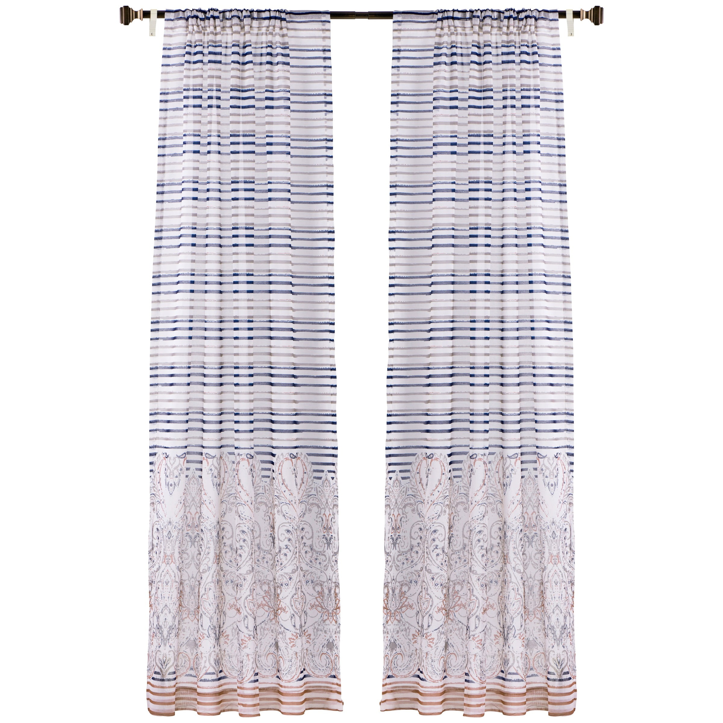 Mainstays Laced Stripe Panel, Set of 2 - Walmart.com