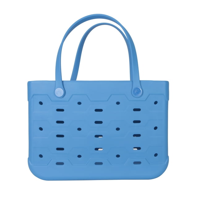 Mainstays Large Plastic Laundry Flex Tote, Blue Isle - Walmart.com