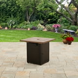 Mainstays Laurel 28" Square 48,000 BTU Propane Gas Fire Pit Table with ...