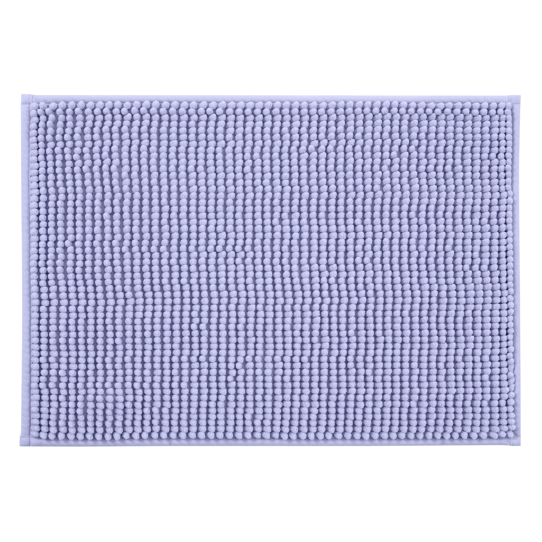 Mainstays Lavender Chenille Noodle Bath Rug 17"x24", One Piece ...