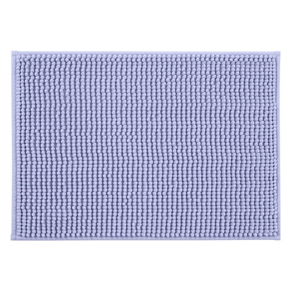 Mainstays Lavender Chenille Noodle Bath Rug 17"x24", One Piece ...