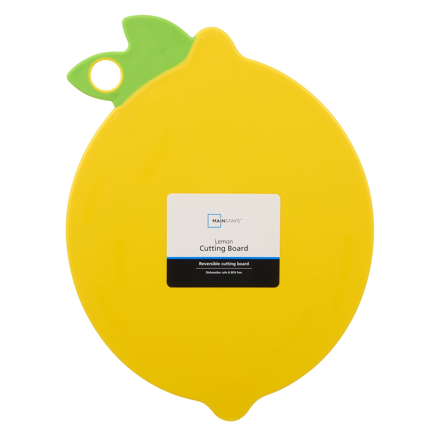 Mainstays Lemon Cutting Board, made of Polypropylene, Yellow - Walmart.com