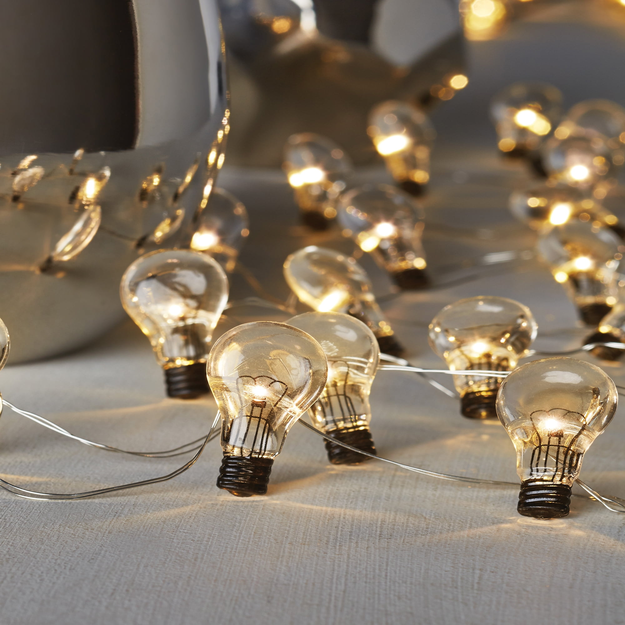 Mainstays Light Bulb String Lights - Walmart Business Supplies