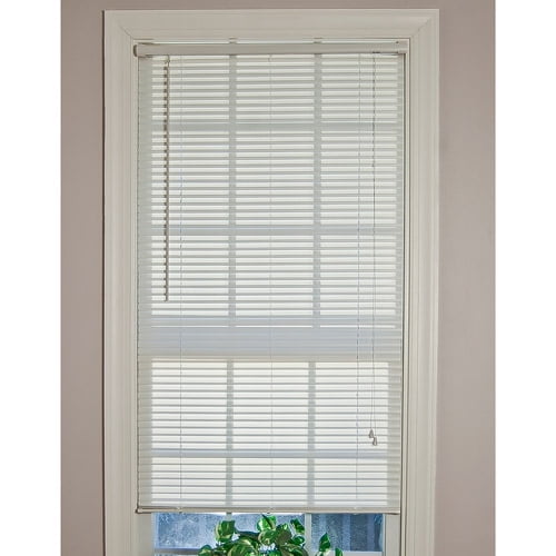 Mainstays Light-Filtering Mini Blinds, 2pk, White - Walmart.com