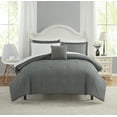 Mainstays 10 Piece Light Grey Bed In A Bag Comforter Set With Sheets