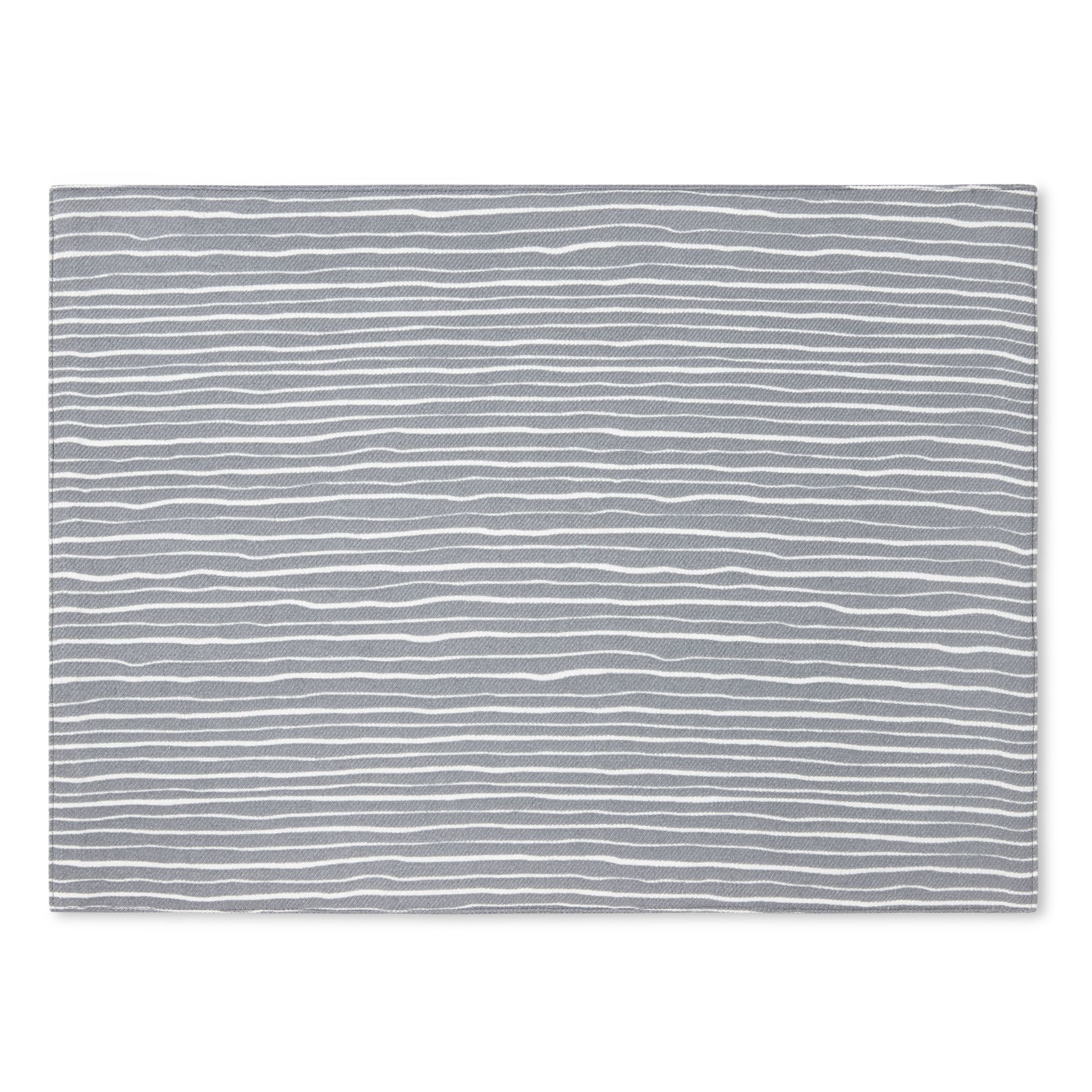 Mainstays Linework Fabric Placemat - Grey - 14W x 19L - Walmart.com