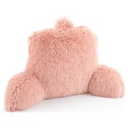 Mainstays Faux Fur Plush Backrest Pillow, Indigo, Soft Rabbit Fur, Kids ...