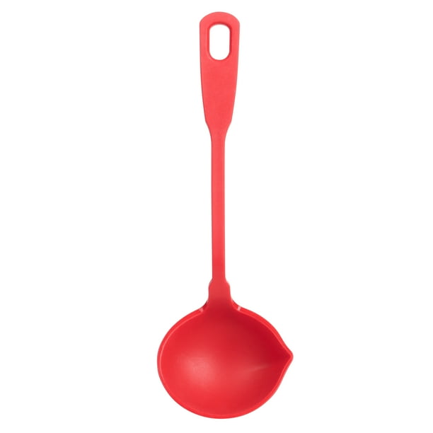 Mainstays MS Silicone Ladle, Red - Walmart Business Supplies Mainstays MS Silicone Ladle, Red - Walmart Business Supplies