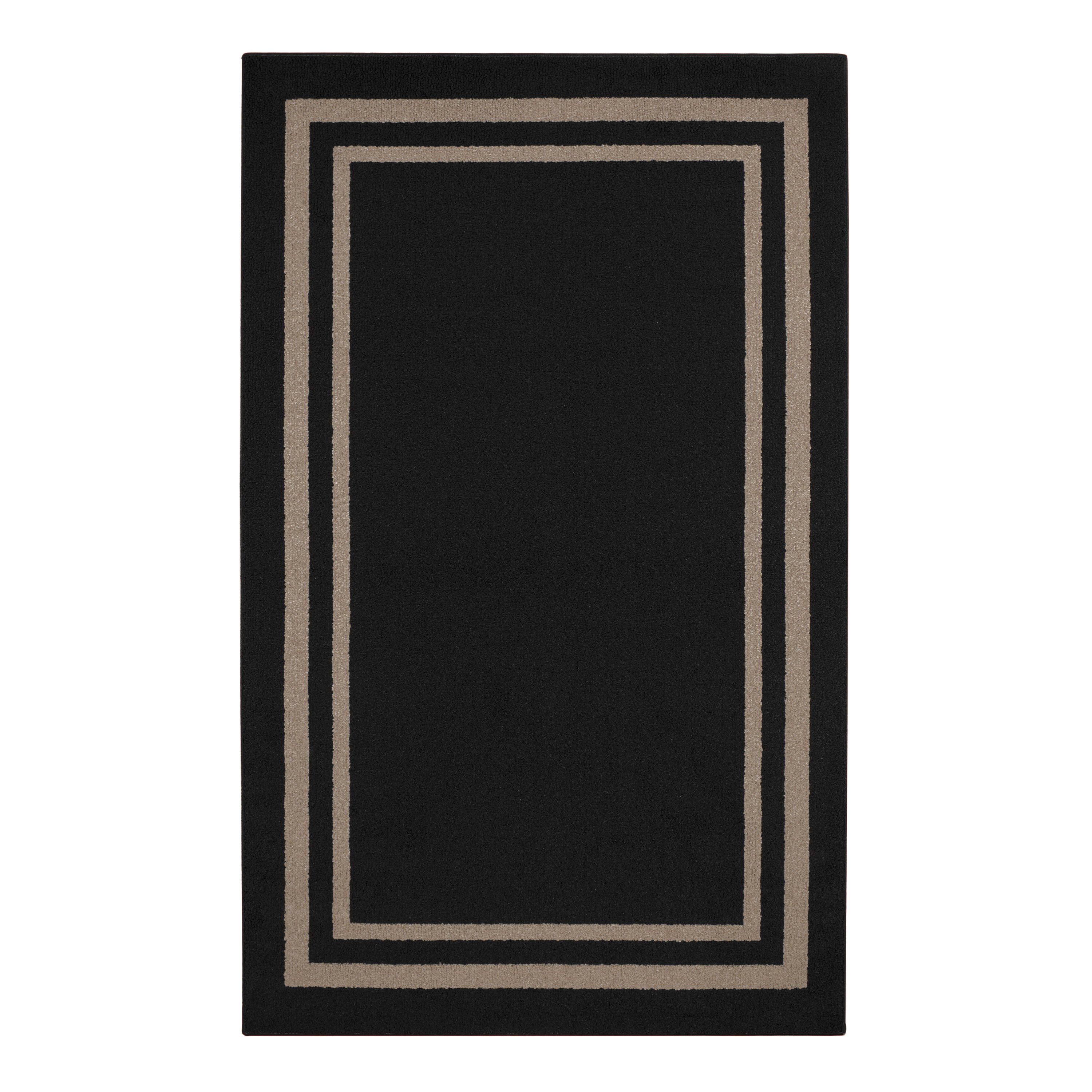 Mainstays Machine Washable Frame Border Area Rugs or Runner - Walmart.com