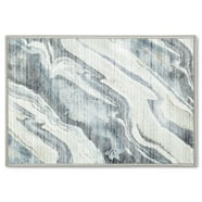 Modern Luxe Weavers 5x7 Gray Marble Swirl Abstract Area Rug - Walmart.com