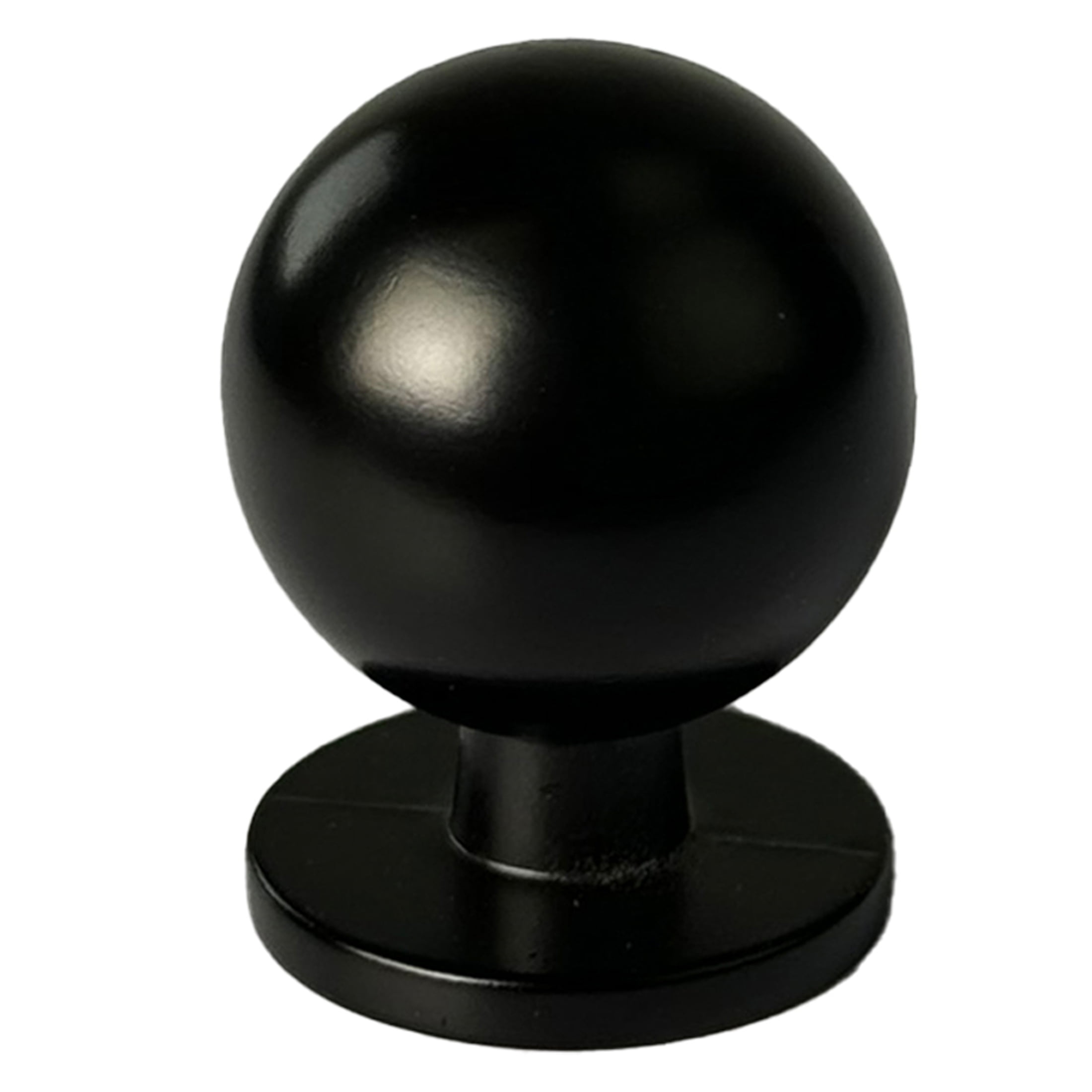 Mainstays Matte Black Round Ball Knob, Zamak, 2 Pack - Walmart.com