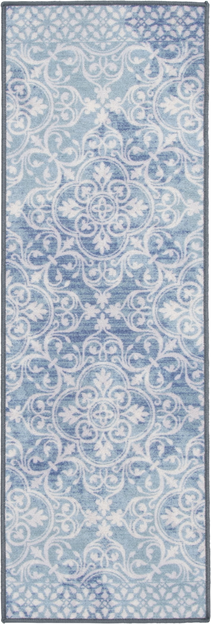 Mainstays Medallion Indoor Runner Accent Rug, Teal, 20"x60" - Walmart.com