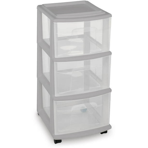 Mainstays Medium 3 Drawer Cart