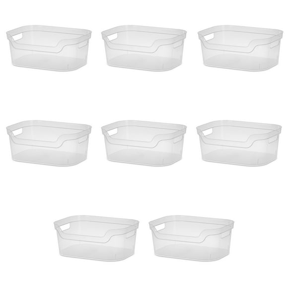 Open Plastic Storage Bins