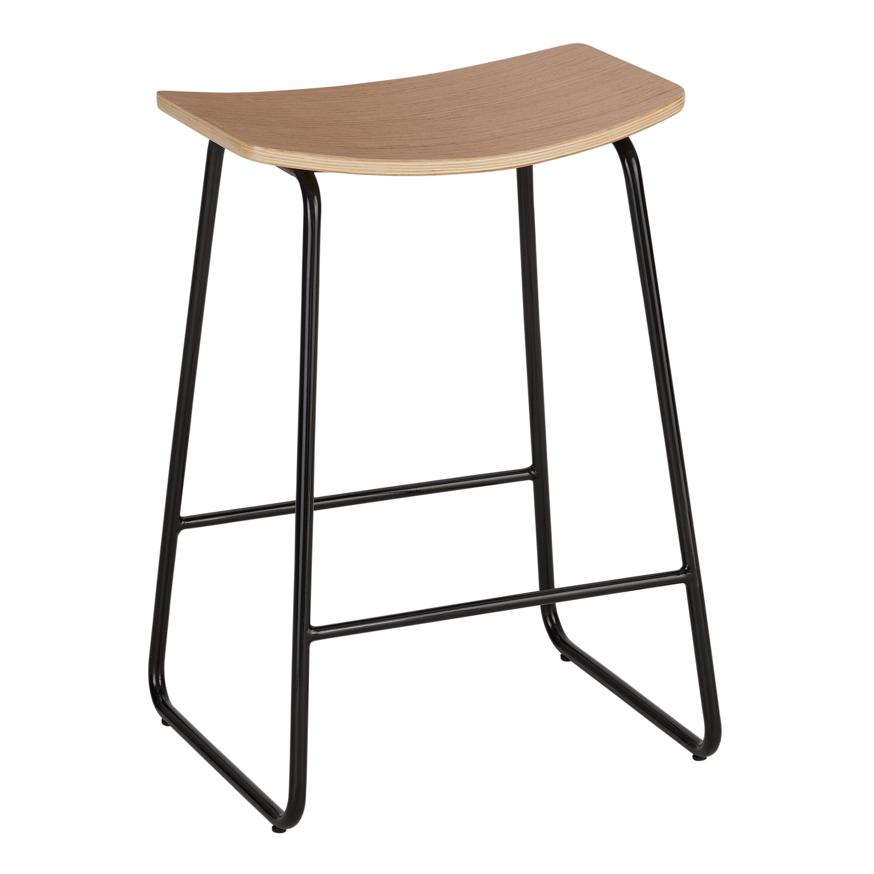 Mainstays Metal Counter-Height Stools, 24.8", Set of 2, Multiple Colors ...