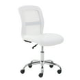 Mainstays Mid-Back, Vinyl Mesh Task Office Chair, White - Walmart.com