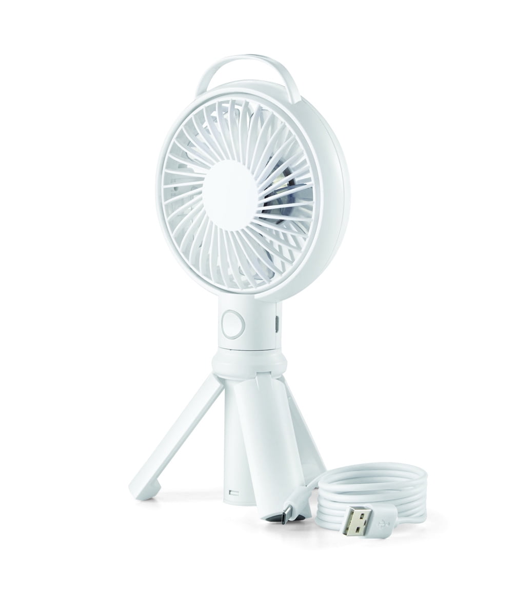 Mainstays Mini Usb Recharable Fan, 4 In.Black, White, Cobalt, Purple ...