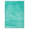 Mainstays Mint Faux Fur Non-Skid Fluffy Floor Rug for living room, 30 ...