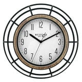 Mainstays Modern 12" Plastic Black with Realistic Textured Woodgrain ...