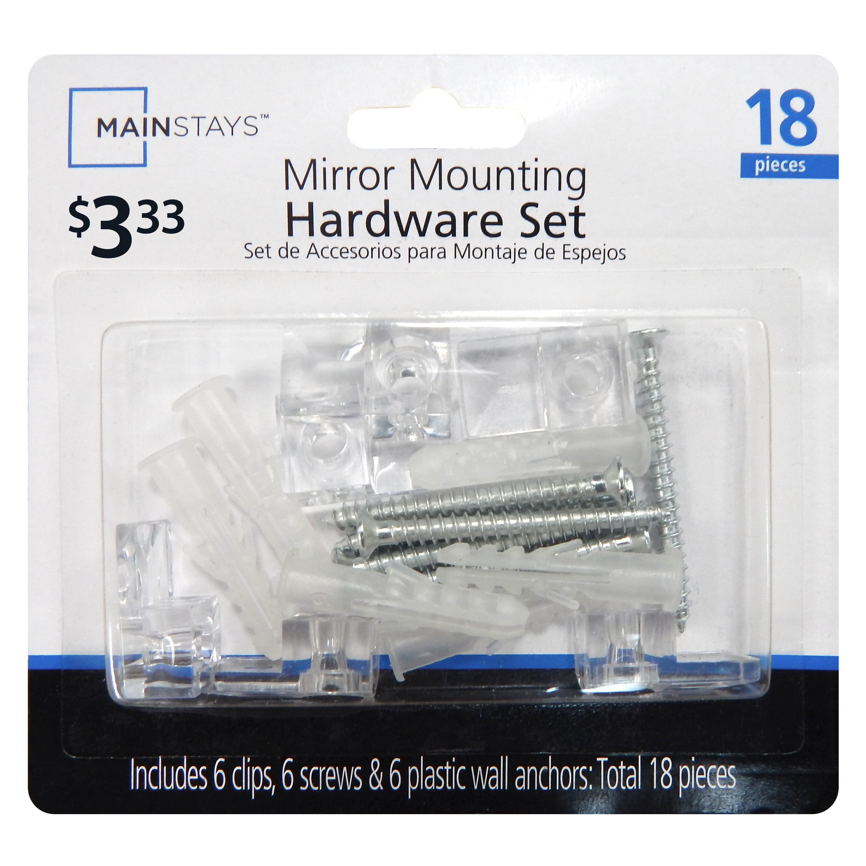 Mainstays Ms Mirror Mounting Hardware - Walmart.com Mainstays Ms Mirror Mounting Hardware - Walmart.com