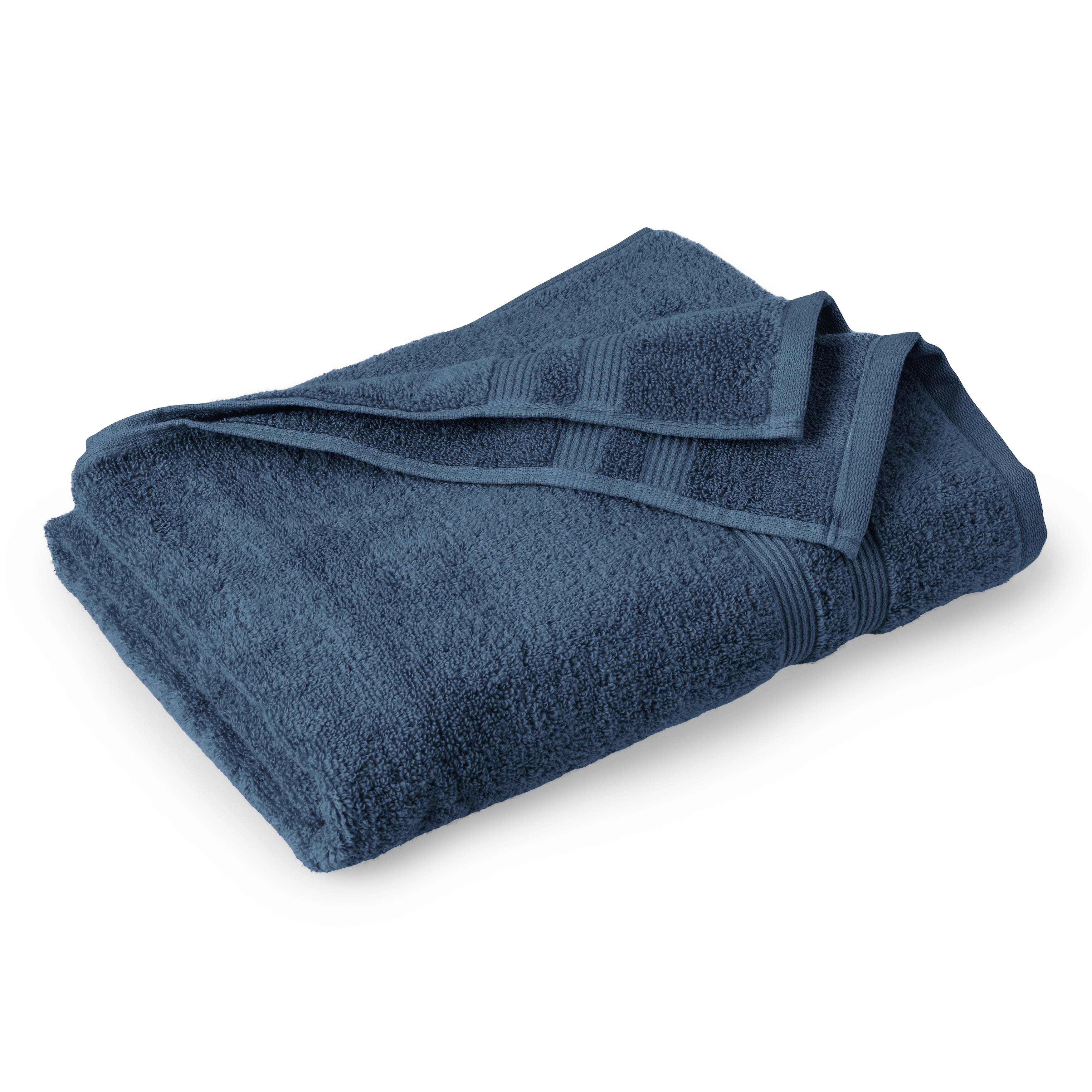 Mainstays Ms Performance Bath Towel Washed Indigo - Walmart.com