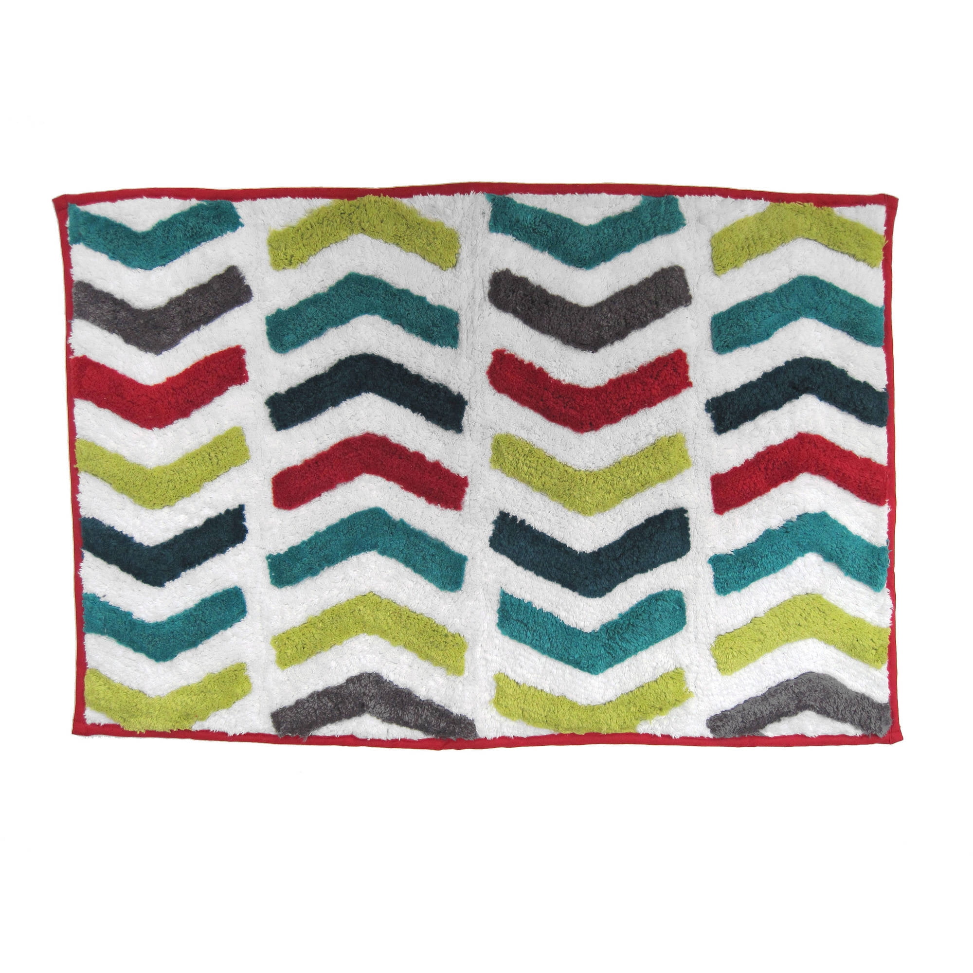Mainstays Multi Color Chevron bath Rug, 1 Each - Walmart Business Supplies
