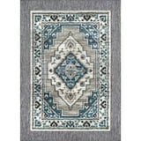 Free Shipping! Mainstays Indoor Area Rug 5'x7' Neutral Medallion ...