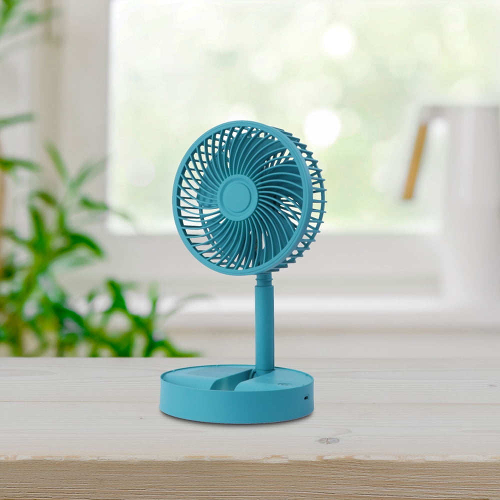 Mainstays New 6 inch Personal Rechargeable USB Foldable Fan with 3 ...