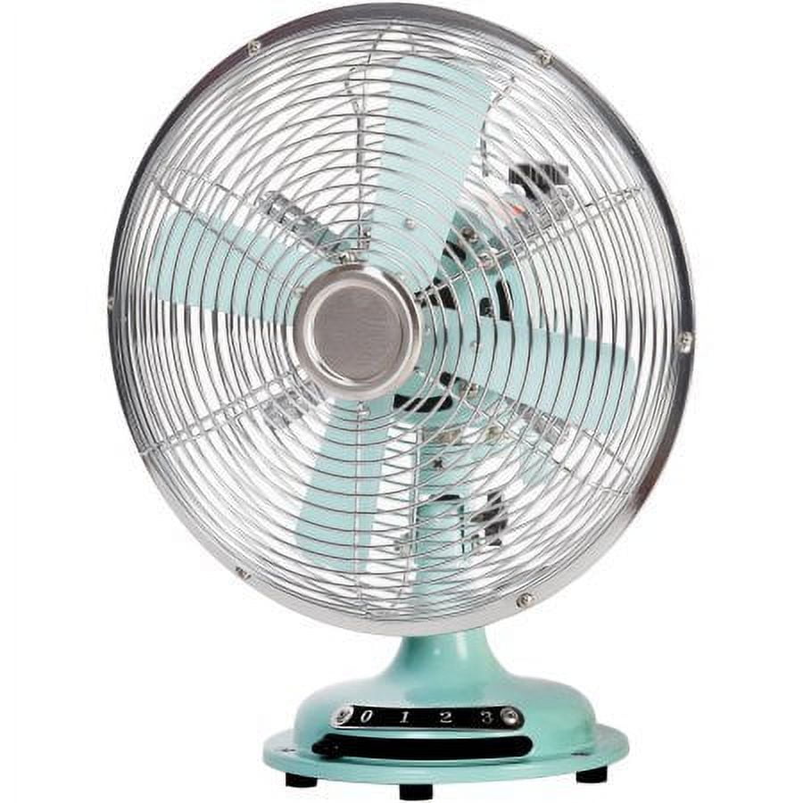 Mainstays New 8 inch Table Fan, Mint - Walmart.com